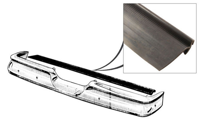 Detail: Ford Parts » Ford Car Stone Deflector Seal - Rear Bumper and ...